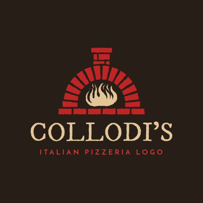 Placeit - Italian Food Logo Maker for a Pizza Place