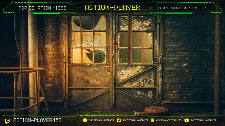 Placeit - Twitch Overlay Template with Tech Assets