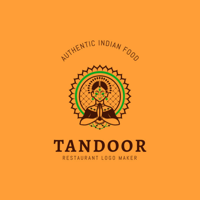 Placeit - Logo Maker for an Indian Food Restaurant