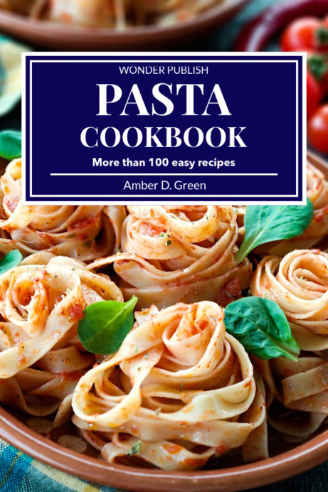 Placeit - Cookbook Cover Maker for Pasta Recipes