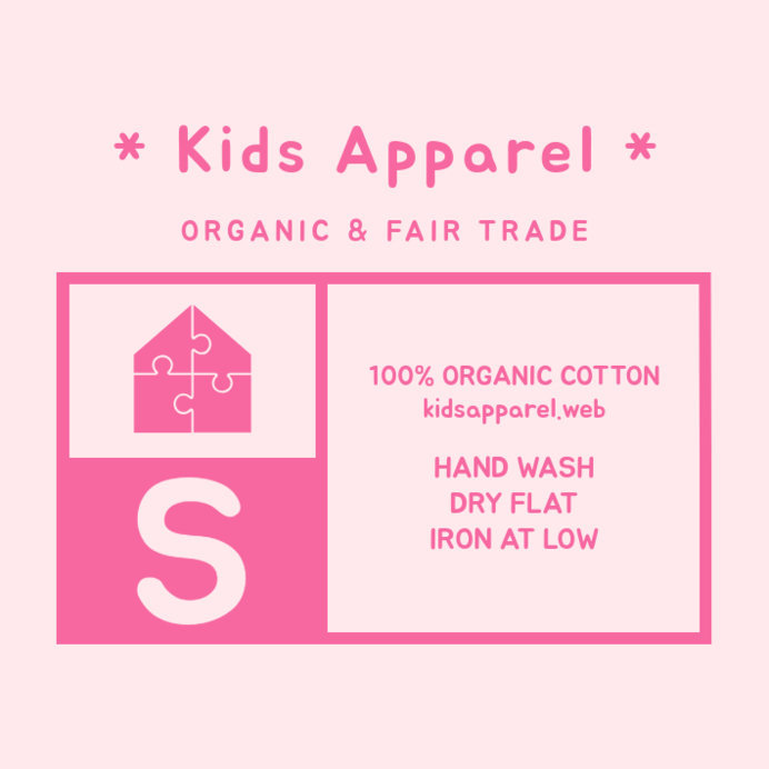 Placeit - Kids Clothing Label Design Template