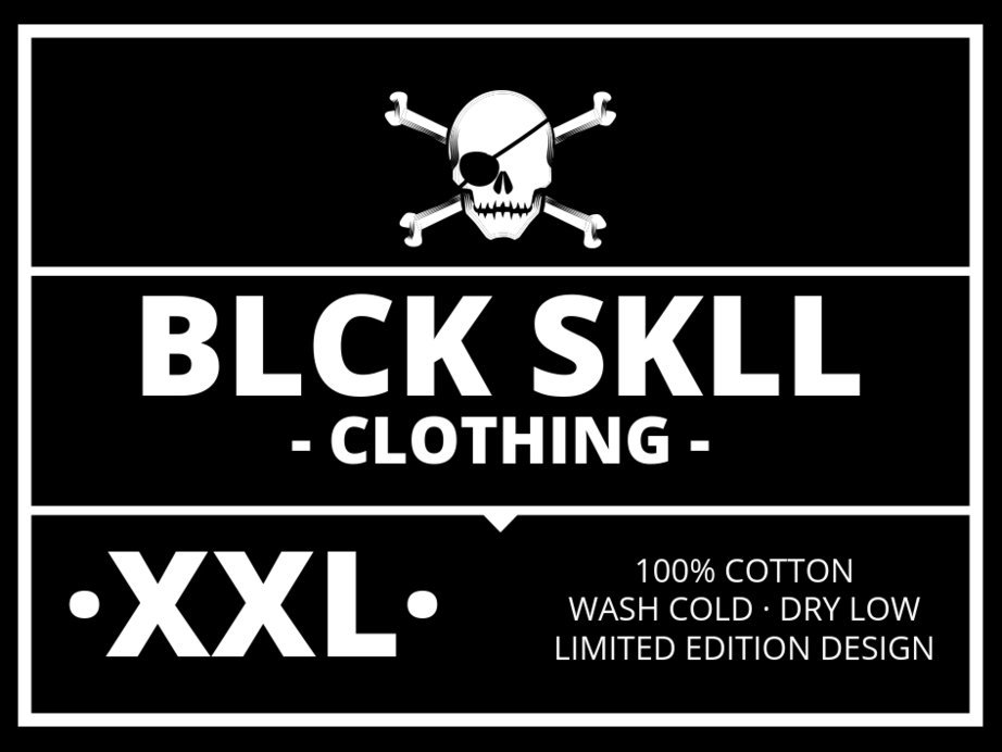 Placeit - T-Shirt Label Design for Punk Clothing Brands