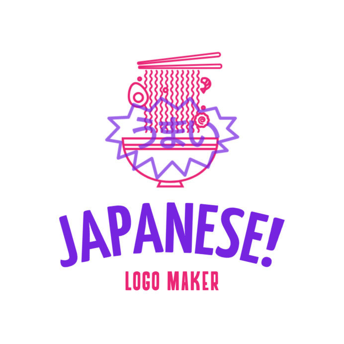 Placeit - Japanese Logo Maker with Cool Ramen Clipart