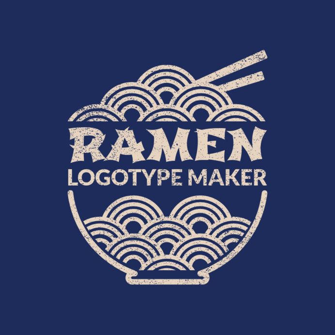 Placeit - Classic Japanese Food Logo Maker