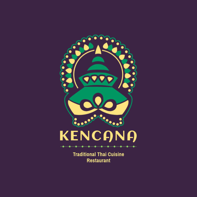 Placeit - Thai Restaurant Logo Maker with Cultural Icons