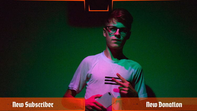 Placeit - OBS Webcam Frame Overlay Template for a Twitch Live Stream