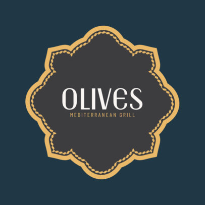 Mediterranean Food Logo Maker | Online Logo Maker | Placeit