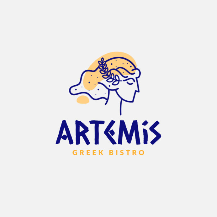 Placeit - Beautiful Greek Food Logo Maker for Bistros