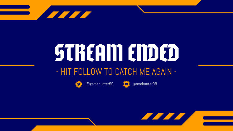 Placeit - Stream Ended Overlay Maker for a Twitch Account