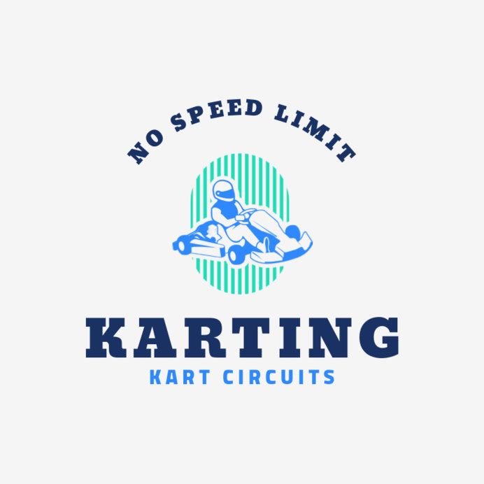 Placeit - Racing Logo Maker for a Kart Team