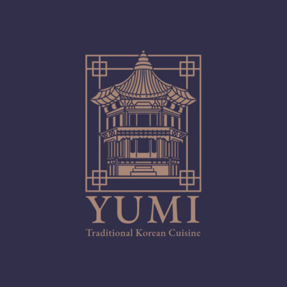 Korean Food Logo Maker | Online Logo Maker | Placeit