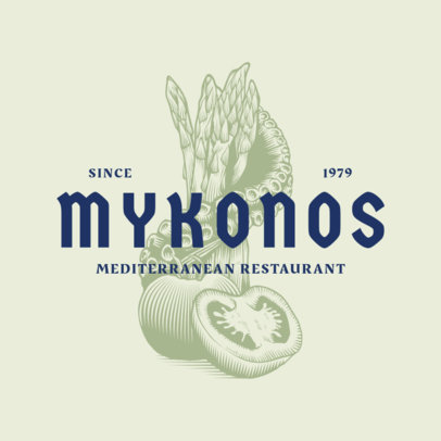 Mediterranean Food Logo Maker | Online Logo Maker | Placeit