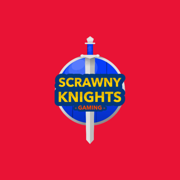 Placeit - Action Game Logo Maker Featuring a Sword and a Shield