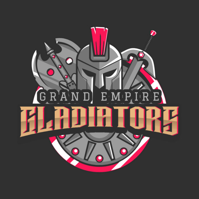 Placeit - Medieval Strategy Game Logo Maker with a Gladiator Helmet