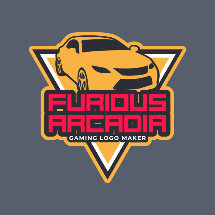 Placeit - Racing Game Logo Generator with a Fast Car Clipart