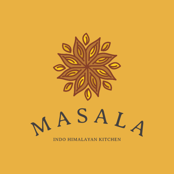 Placeit - Logo Maker for an Himalayan Fusion Restaurant