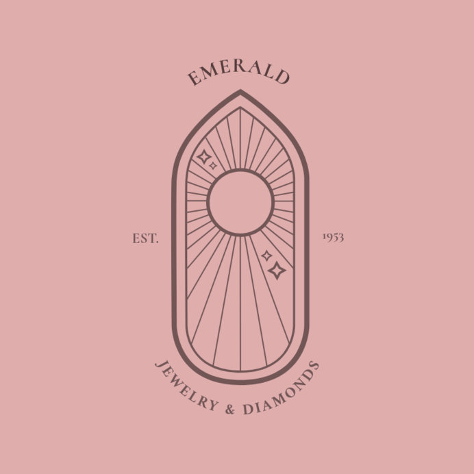 Placeit - Minimalistic Design Logo Template for a Jewelry Store