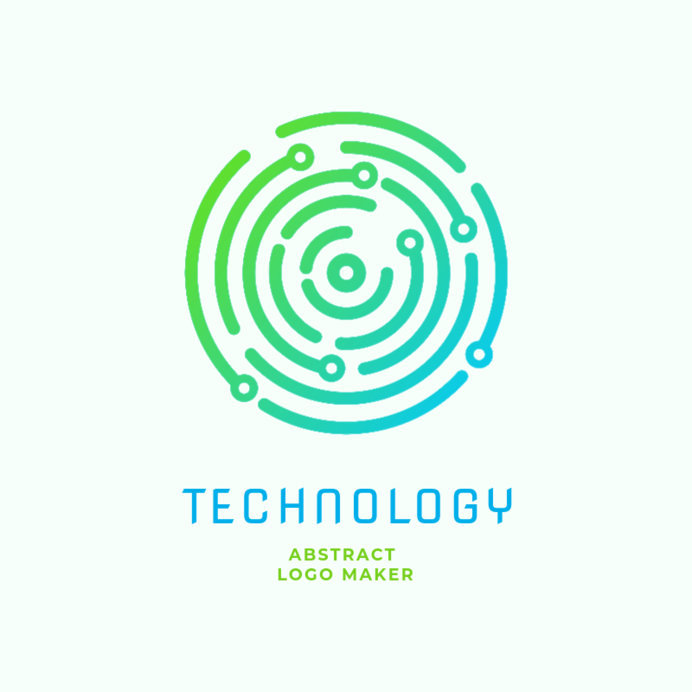 Placeit - Tech Online Logo Maker with a Simple Design