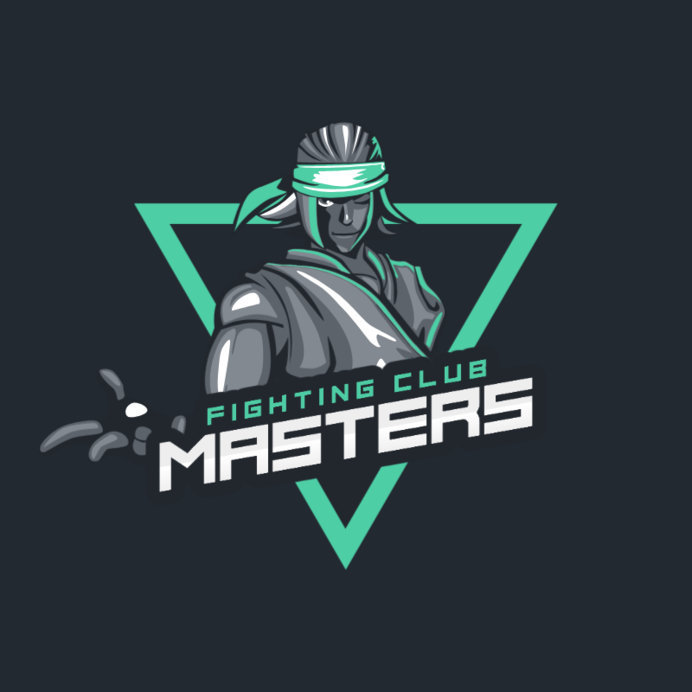 Placeit - Gaming Logo Maker for a Fighting Game Team