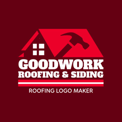 Roofing Logo Maker | Online Logo Maker | Placeit