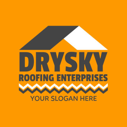 Roofing Logo Maker | Online Logo Maker | Placeit