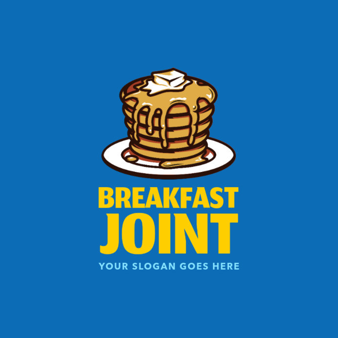 Placeit - Logo Creator for a Breakfast Restaurant with Hotcakes Clipart
