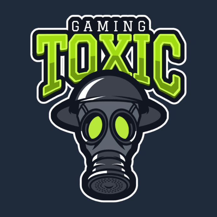 Placeit - Gaming Logo Maker with a Gas Mask Clipart