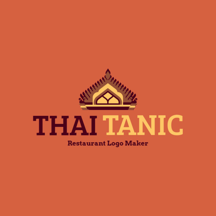 Placeit - Online Logo Maker with Traditional Thai Graphics for a Thai ...