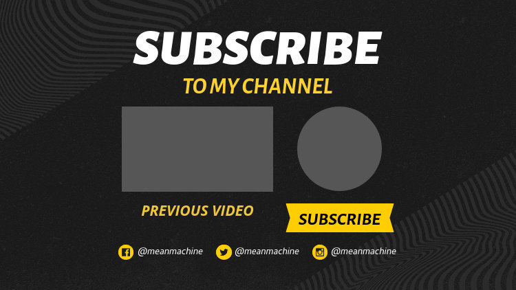 Placeit - YouTube End Card Maker to Showcase Previous Video