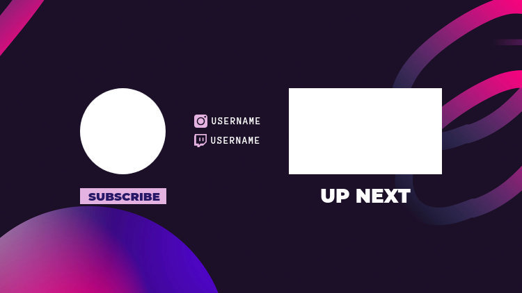 Placeit - YouTube End Card Creator with a Mysterious Vibe