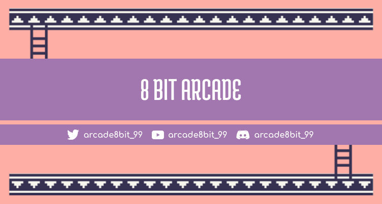 Placeit - Twitch Banner Maker with Retro Pixel Art