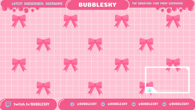 Placeit - 8-Bit Twitch Overlay Template with Webcam Frame