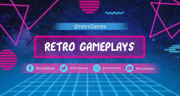 Placeit - Retrowave Twitch Banner Template with Neon Shapes