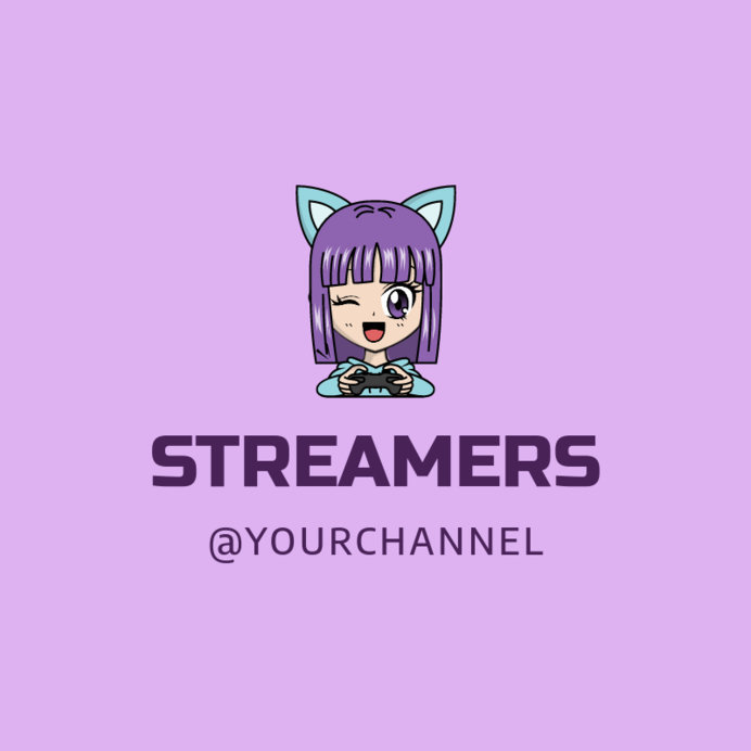 Placeit - Gaming Avatar Logo Maker with a Female Winking Character