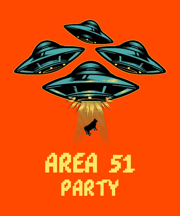 Placeit - Area 51 T-Shirt Design Template