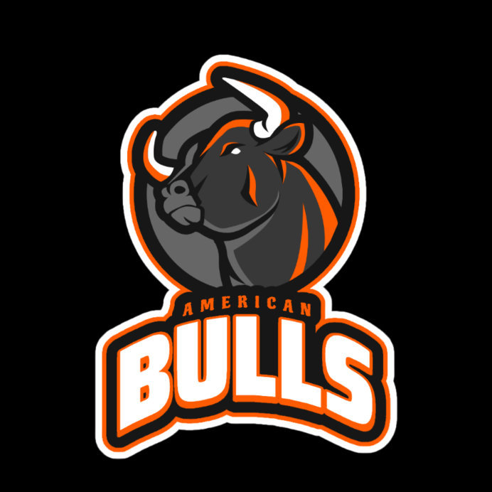 Placeit - Gaming Logo Template Featuring a Bull Clipart