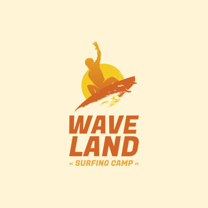 Placeit - Surfing Camp Logo Generator