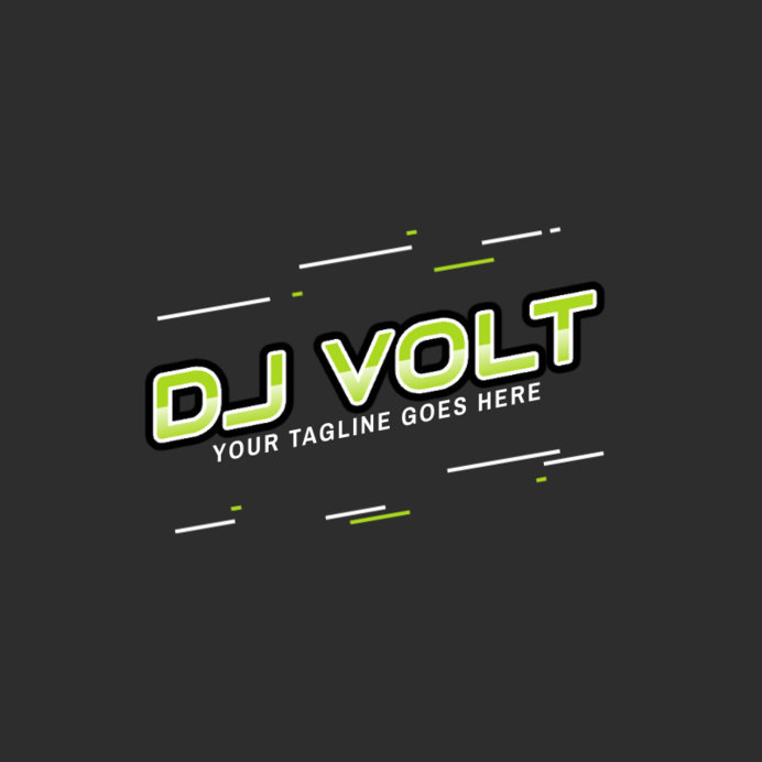 Placeit - Cool DJ Logo Maker with a Simple Style