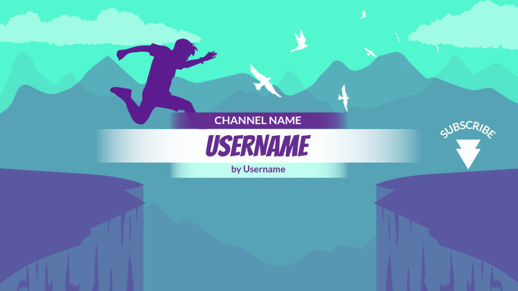 Placeit - YouTube Banner Maker for Action or Adventure Gaming Channels