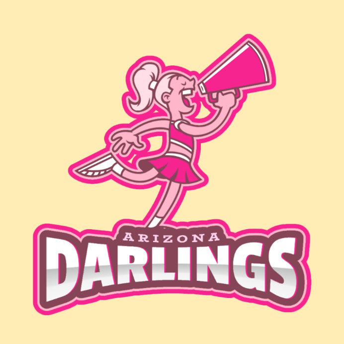 Placeit - Cheerleading Logo Creator Featuring Cool Illustrations