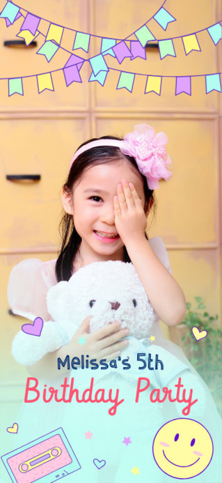 Placeit - Snapchat Geofilter Template for a Birthday Party Invitation