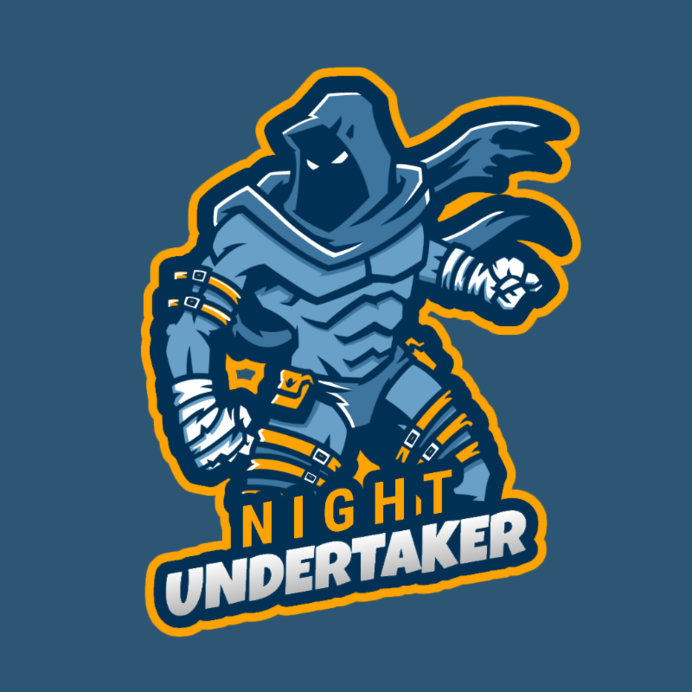 Placeit - Gaming Logo Maker Featuring a Mysterious Night Warrior ...