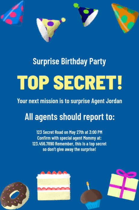 Placeit - Invitation Maker for a Surprise Birthday Party