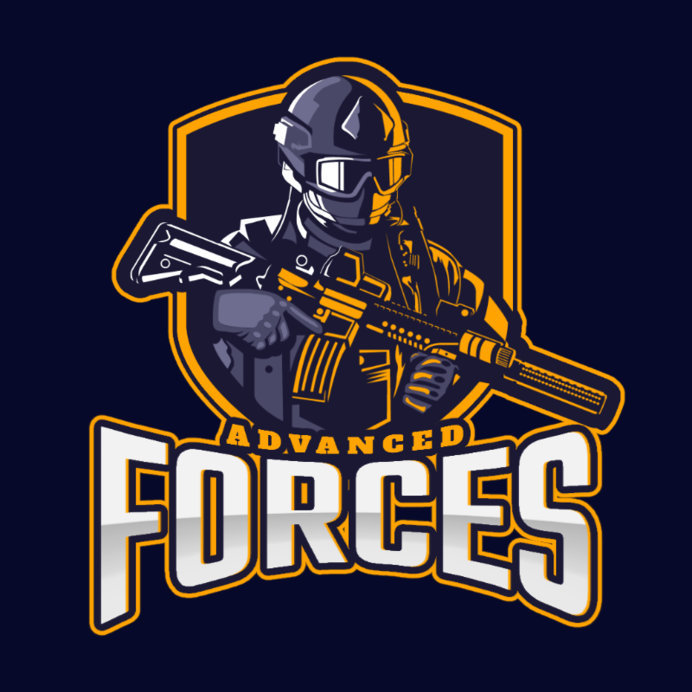 Placeit - Gaming Logo Creator for a Special Forces Themed Game