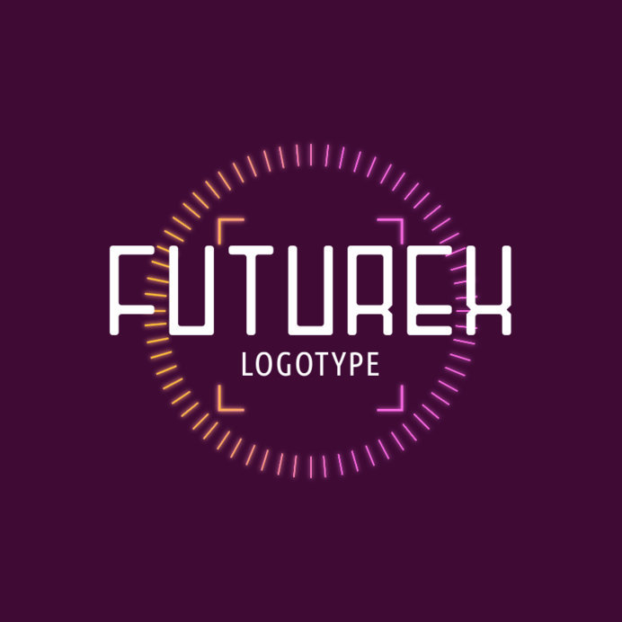 futuristic logo maker
