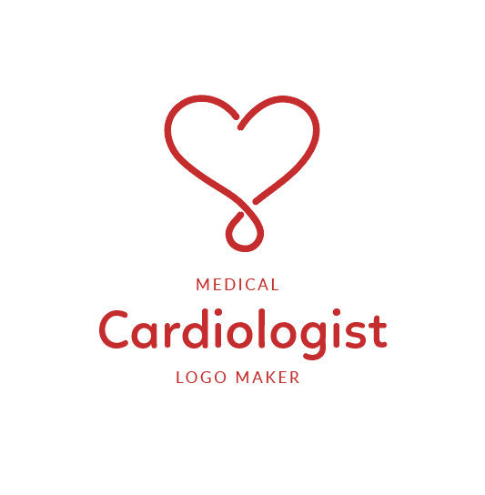 Placeit - Online Logo Maker for a Cardiologist