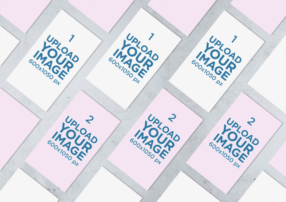 Placeit - Mockup Featuring Several Business Cards Forming a Grid