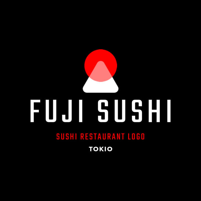 Placeit - Japanese Food Restaurant Logo Maker Featuring a Mount Fuji ...