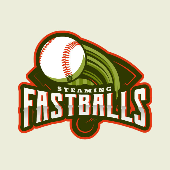 Placeit - Baseball Logo Generator Featuring a Fastball