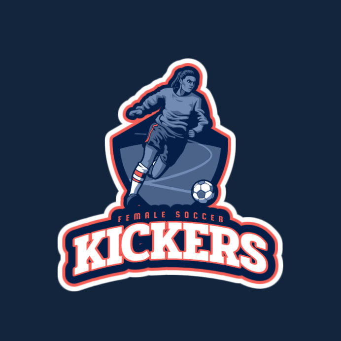 Placeit - Sports Logo Maker for a Women's Soccer Team